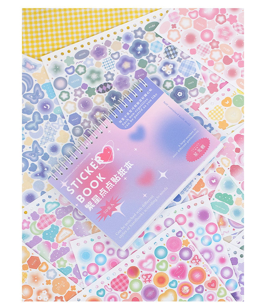 50pcs Sticker Book Photocard Deco Stickers Sheet Stickers for ...