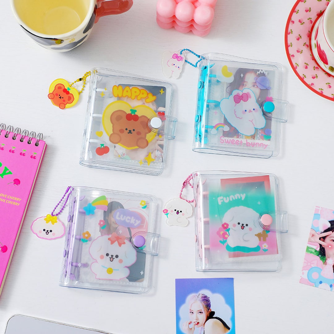 Kpop 4inch Cute PHOTOCARD BINDER 10 Refill Pages Fit 20 Photocards - Etsy