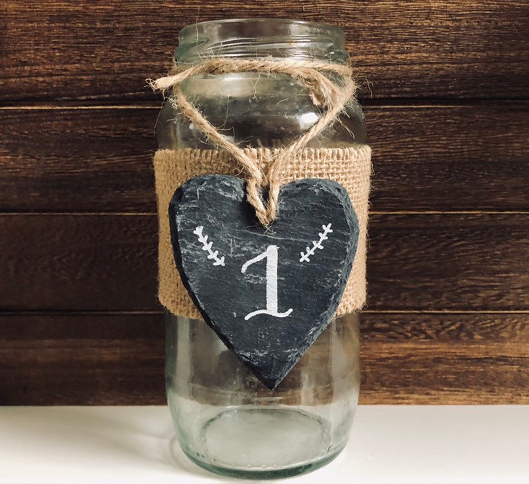 Rustic Heart Table Numbers Set of 10 - Etsy
