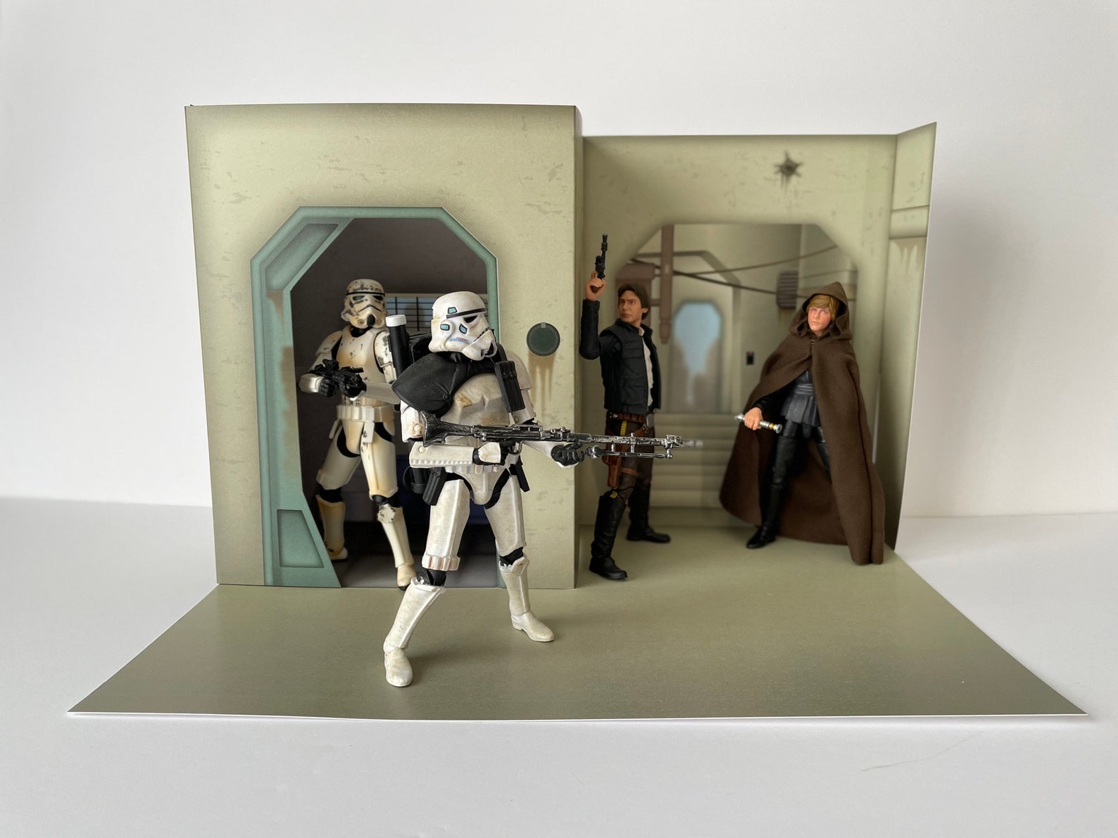 Custom Black Series Nevarro Mandalorian Diorama Star Wars - Etsy