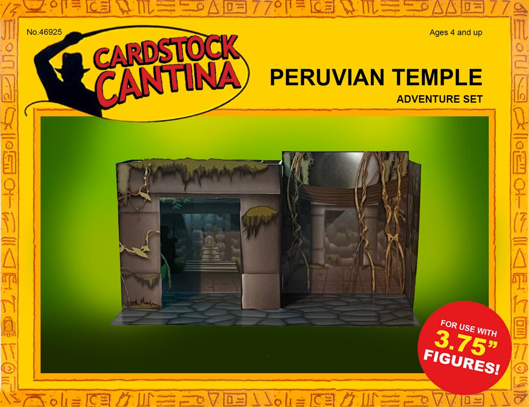 Custom Peruvian Temple Diorama Indiana Jones Playset - Etsy