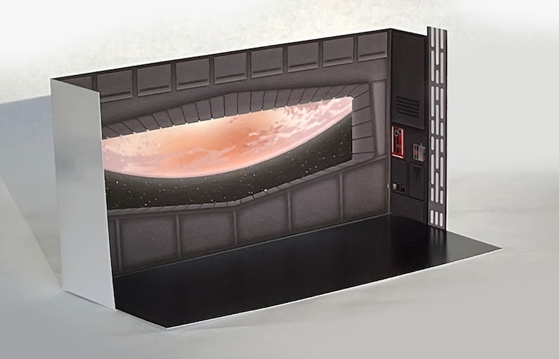 Custom Death Star Overbridge Diorama Star Wars Playset - Etsy