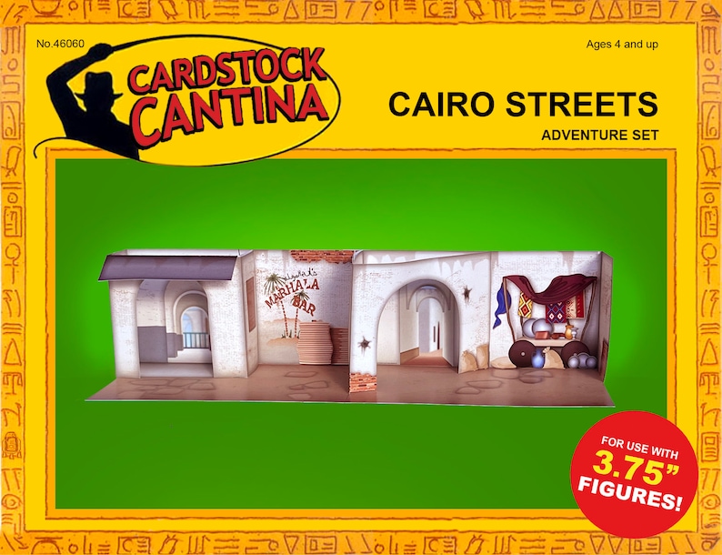 Custom Cairo Streets Diorama Indiana Jones Playset - Etsy