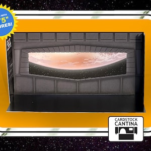 Custom Death Star Overbridge Diorama Star Wars Playset - Etsy