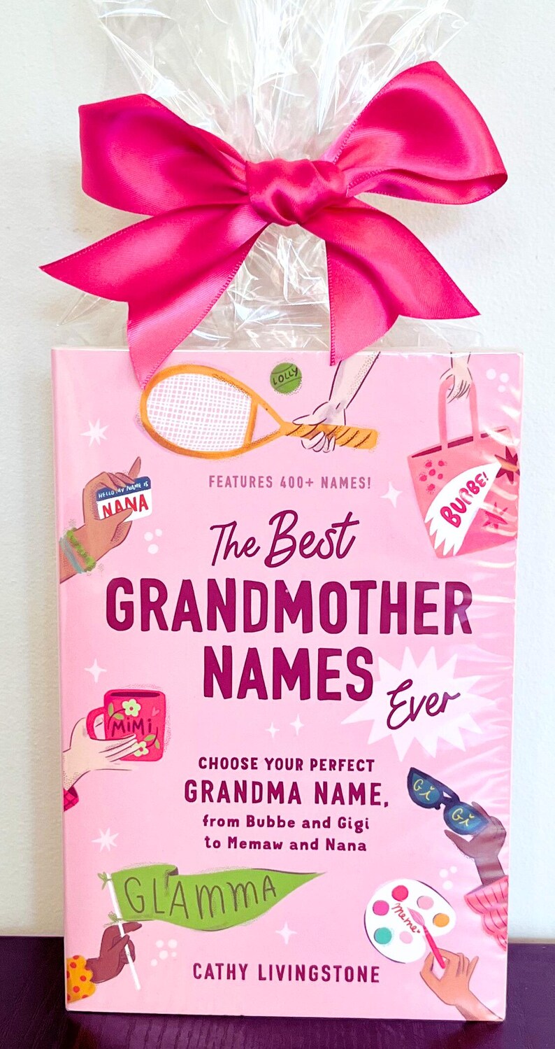 New Grandma Gift for First Time Grandma - BEST Grandmother Names Book ...