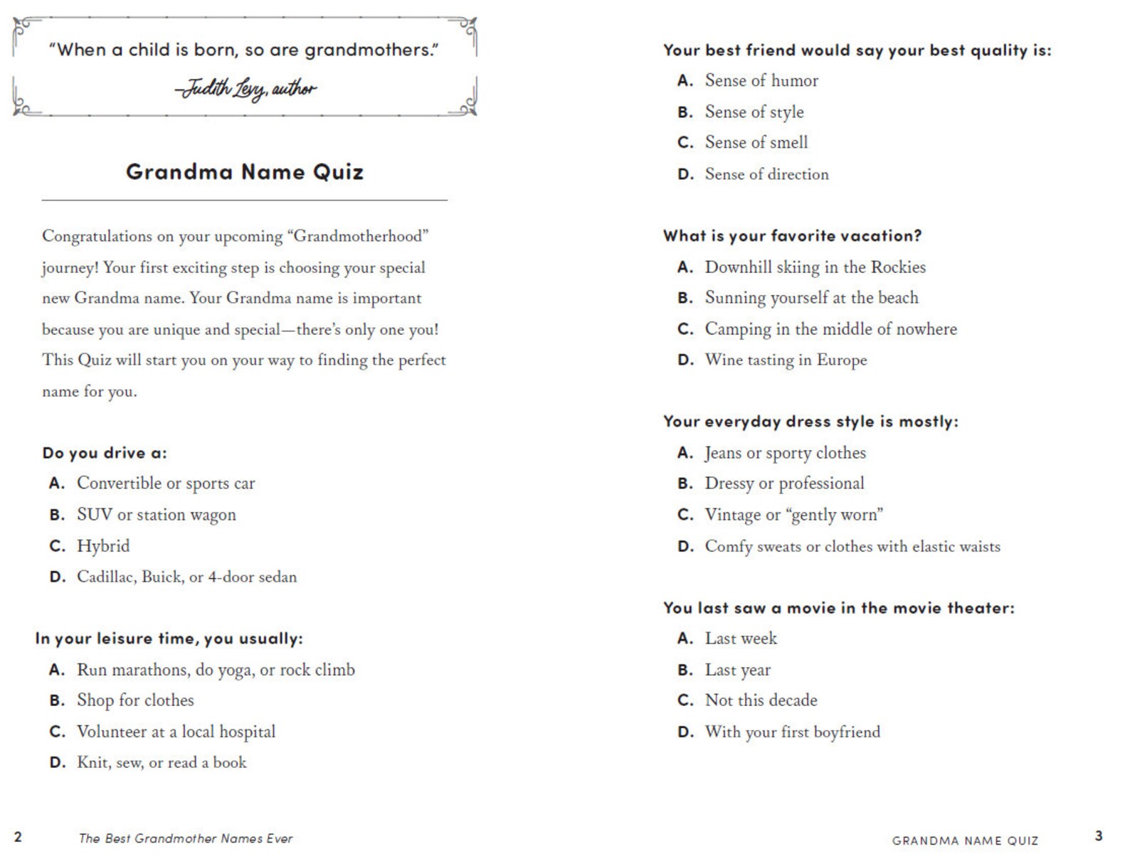 New Grandma Gift for First Time Grandma - BEST Grandmother Names Book ...