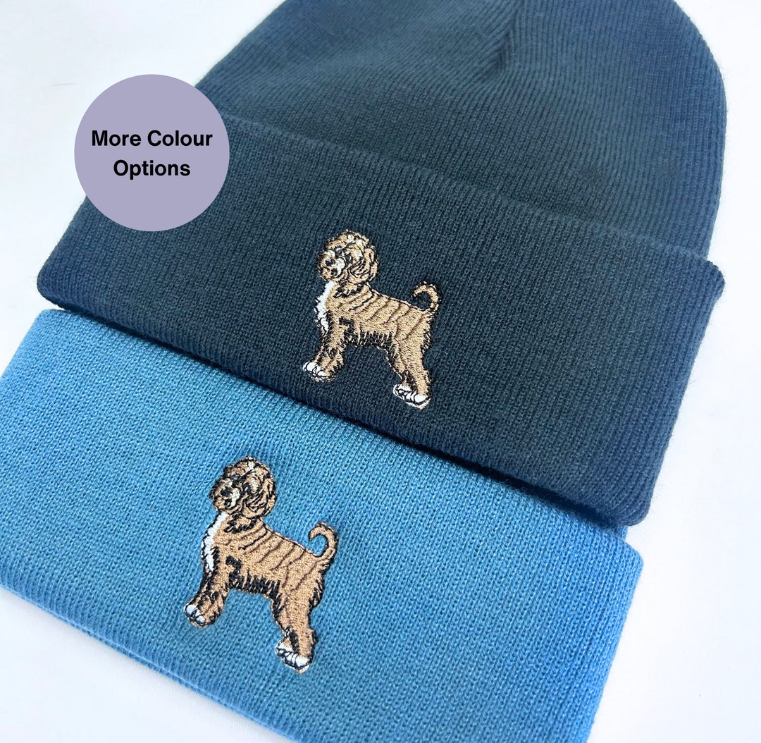 Embroidered Cockapoo Hat, Dog Embroidered Beanie Hat. Dog Lovers Gift ...