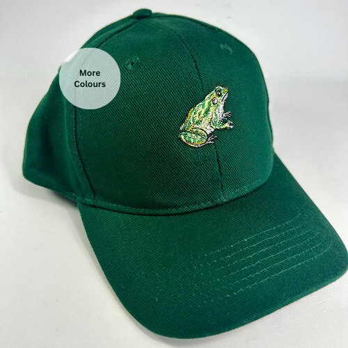 Embroidered Frog Baseball Cap Adjustable Hat. Frog Lovers Gift - Etsy UK