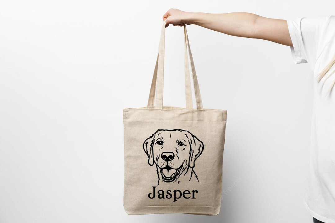 Personalised Labrador Tote Bag. Every Day Shopping Back for Dog Lovers ...