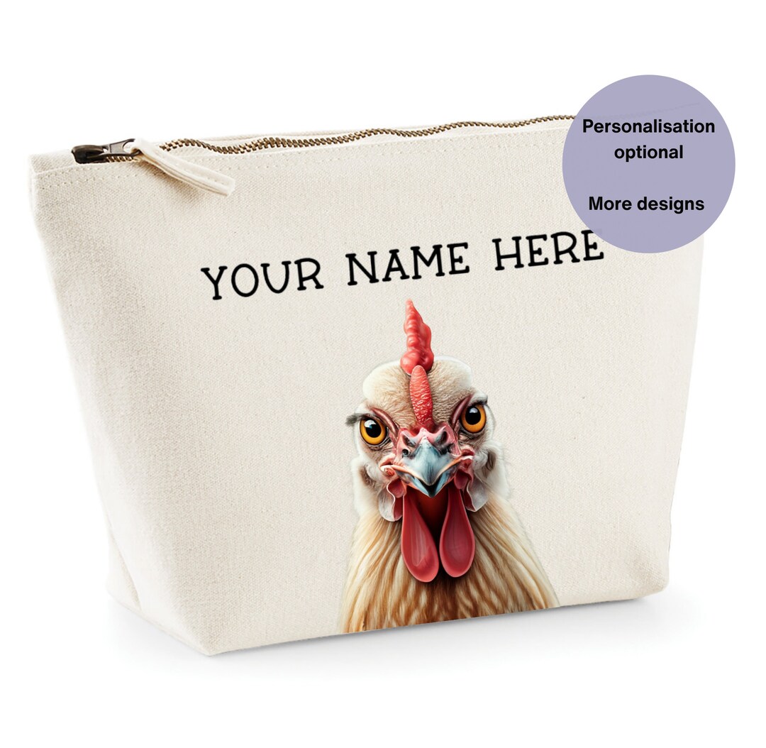 Chicken Accessory Bag, Rooser Accessory Bag, Makeup Bag, Toiletry Bag ...