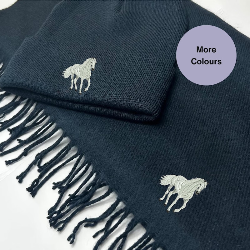 Wool Horse Beanie - Etsy UK