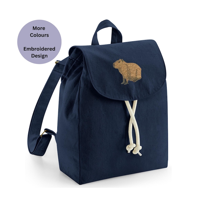 Capybara Backpack - Etsy