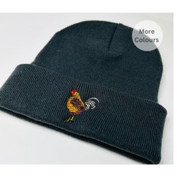 Embroidered Chicken - Etsy