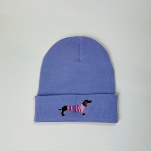 Dachshund Dog Embroidered Beanie. Beanie Hat for Sausage Dog - Etsy UK