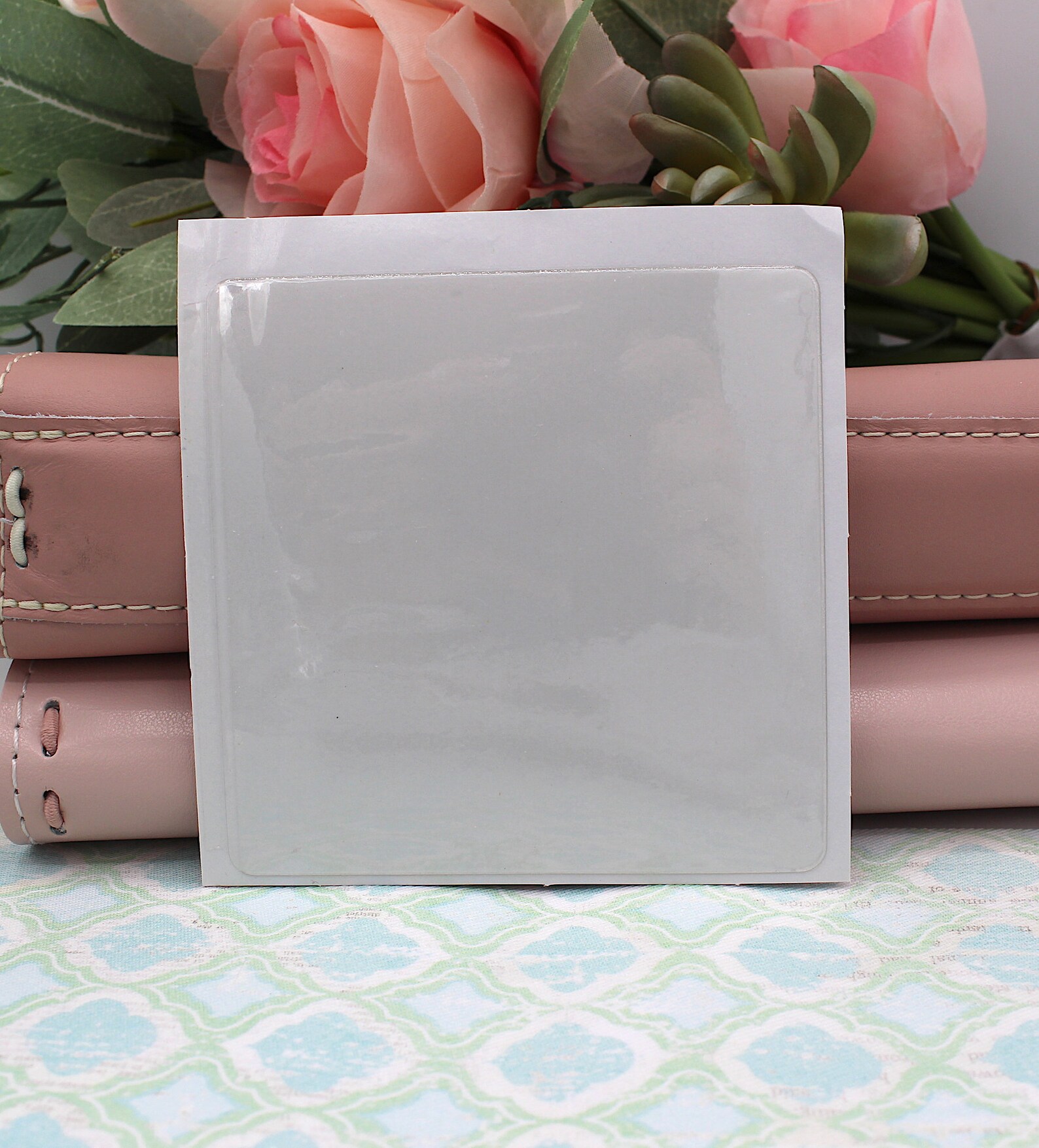 Set of 4 Vinyl Adhesive Label Pockets - Etsy