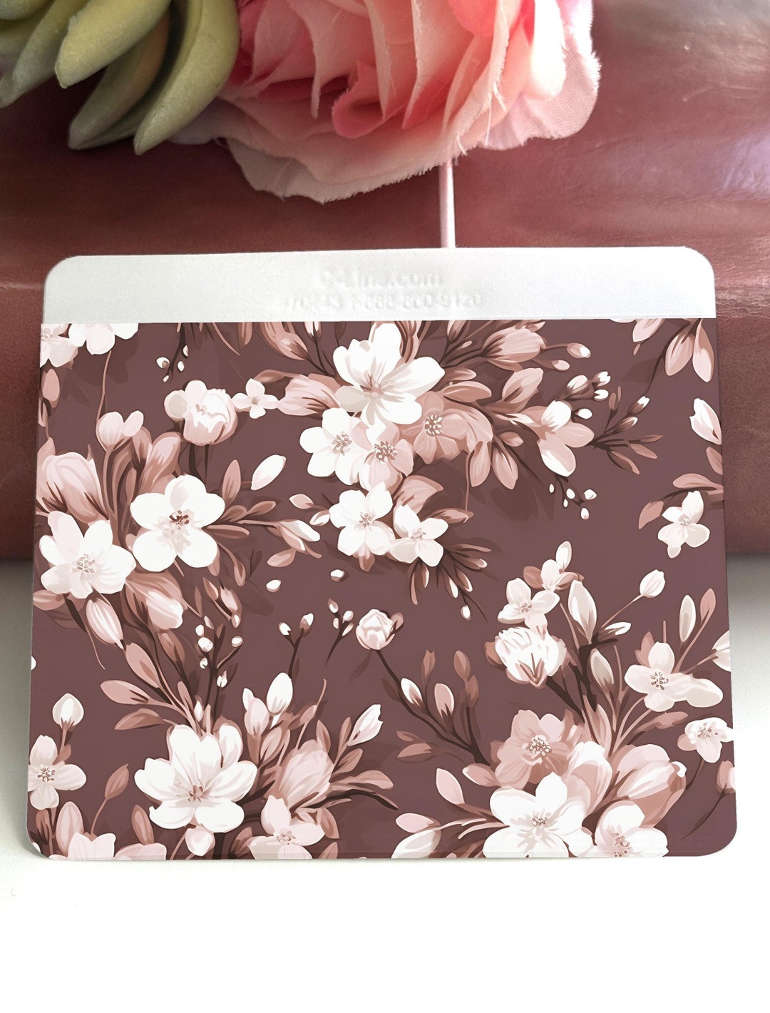 Vinyl Adhesive Pocket | Planner Pocket | Notebook Pocket | Floral ...