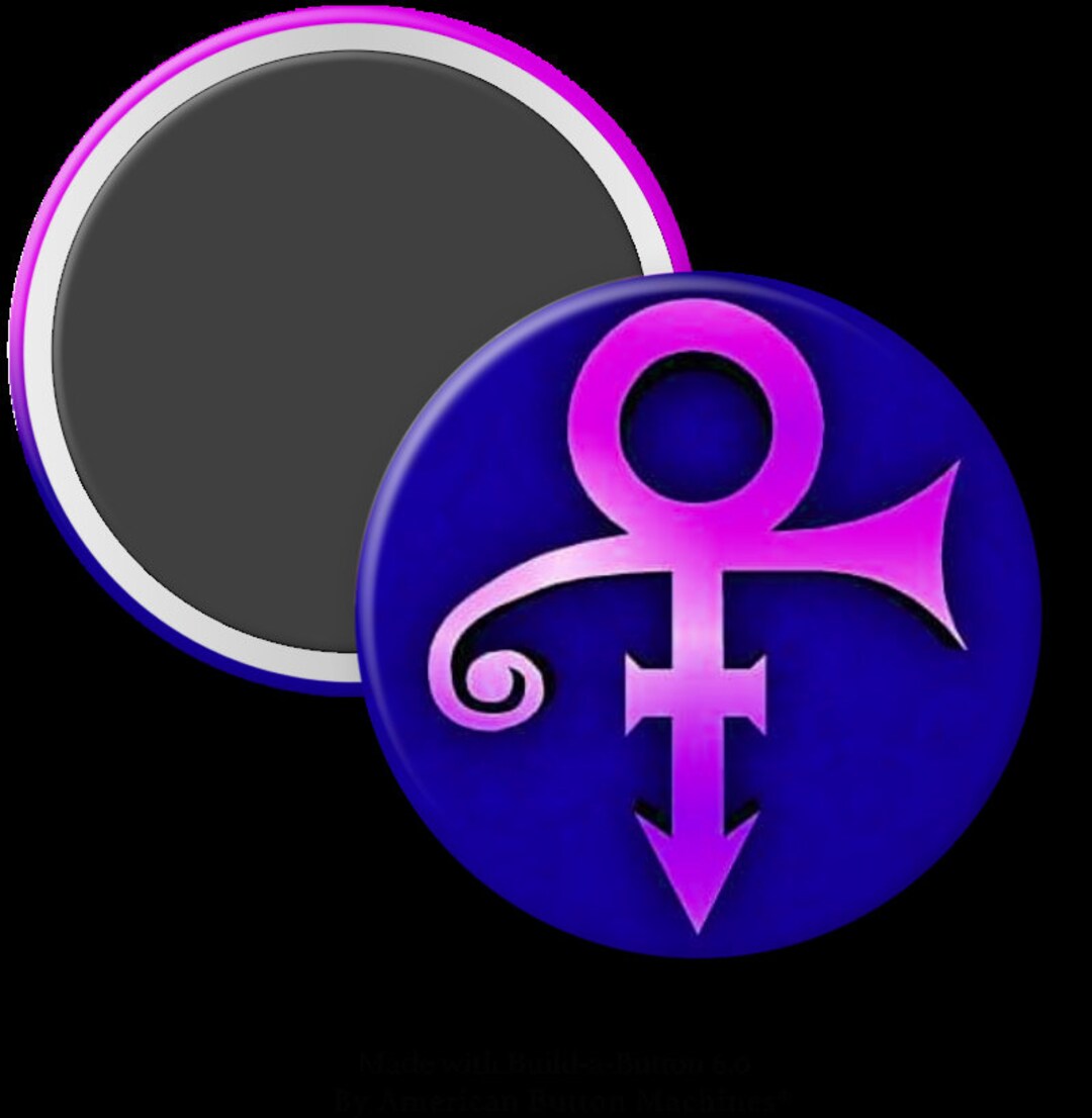 PRINCE BUTTON MAGNET - Etsy
