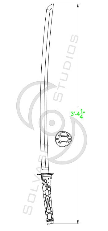 Metal Gear Rising: Murasama Cosplay Prop Template - Etsy
