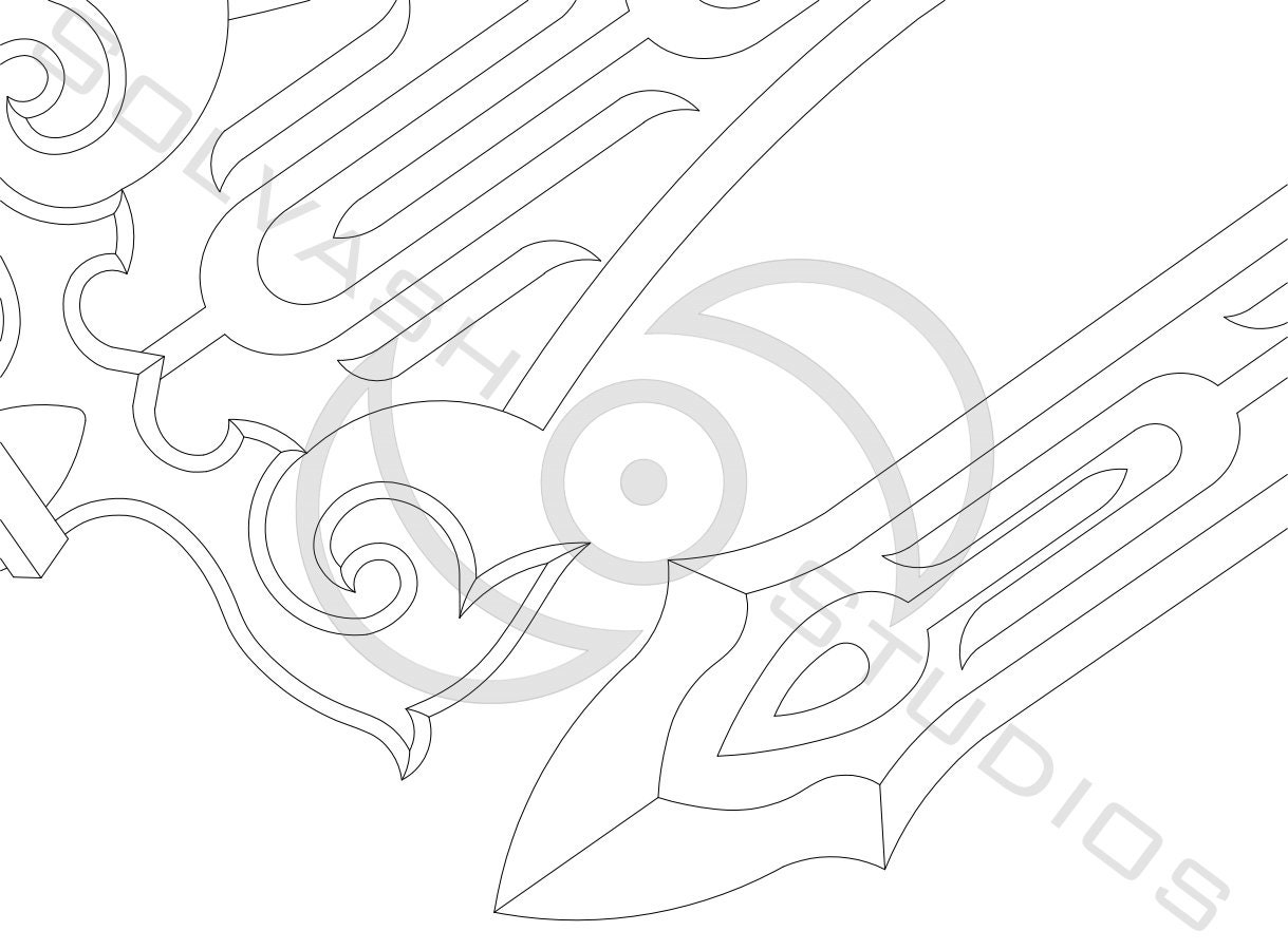 Legend of Zelda Botw: Flameblade Cosplay Prop Template - Etsy