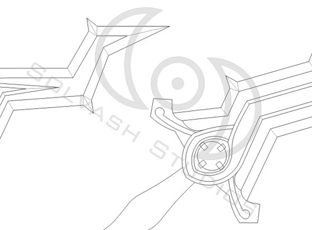 Fire Emblem Awakening: Levin Sword Cosplay Prop Template - Etsy