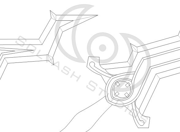 Fire Emblem Awakening: Levin Sword Cosplay Prop Template - Etsy
