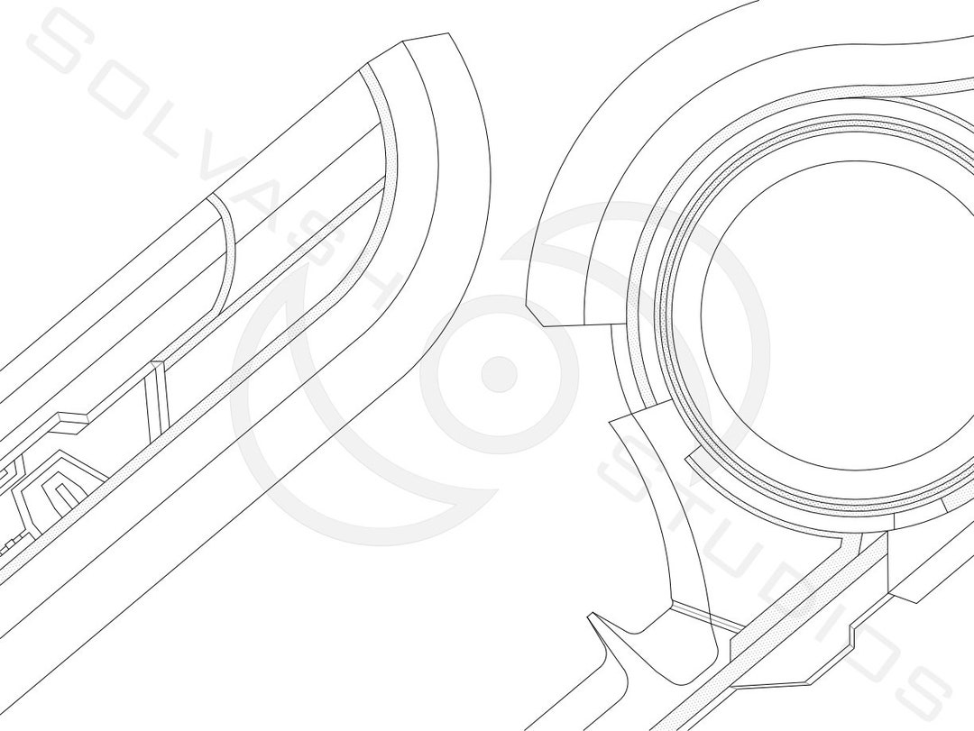 Xenoblade Chronicles: Monado Cosplay Prop Template - Etsy