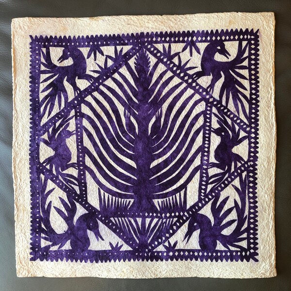 Bark Paper Painting - Etsy