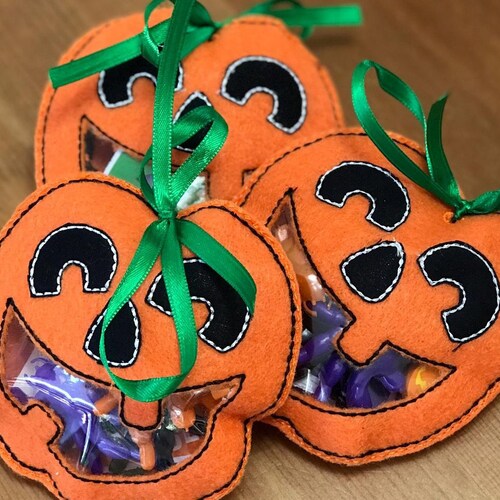 Jack-o-lantern Halloween Treat Bags - Etsy