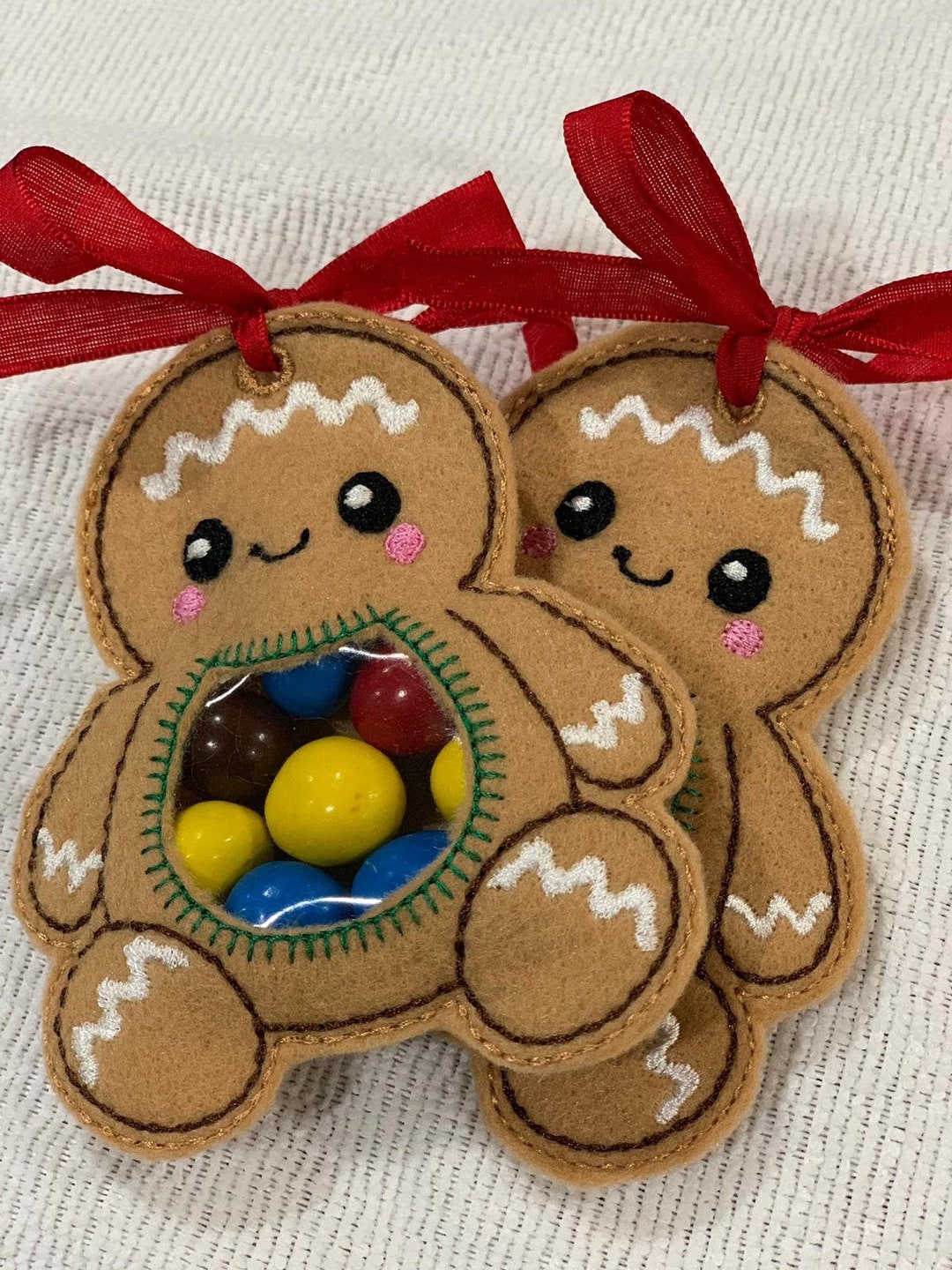 Gingerbread Christmas Treat Bags, Ornaments, or Stocking Stuffers - Etsy
