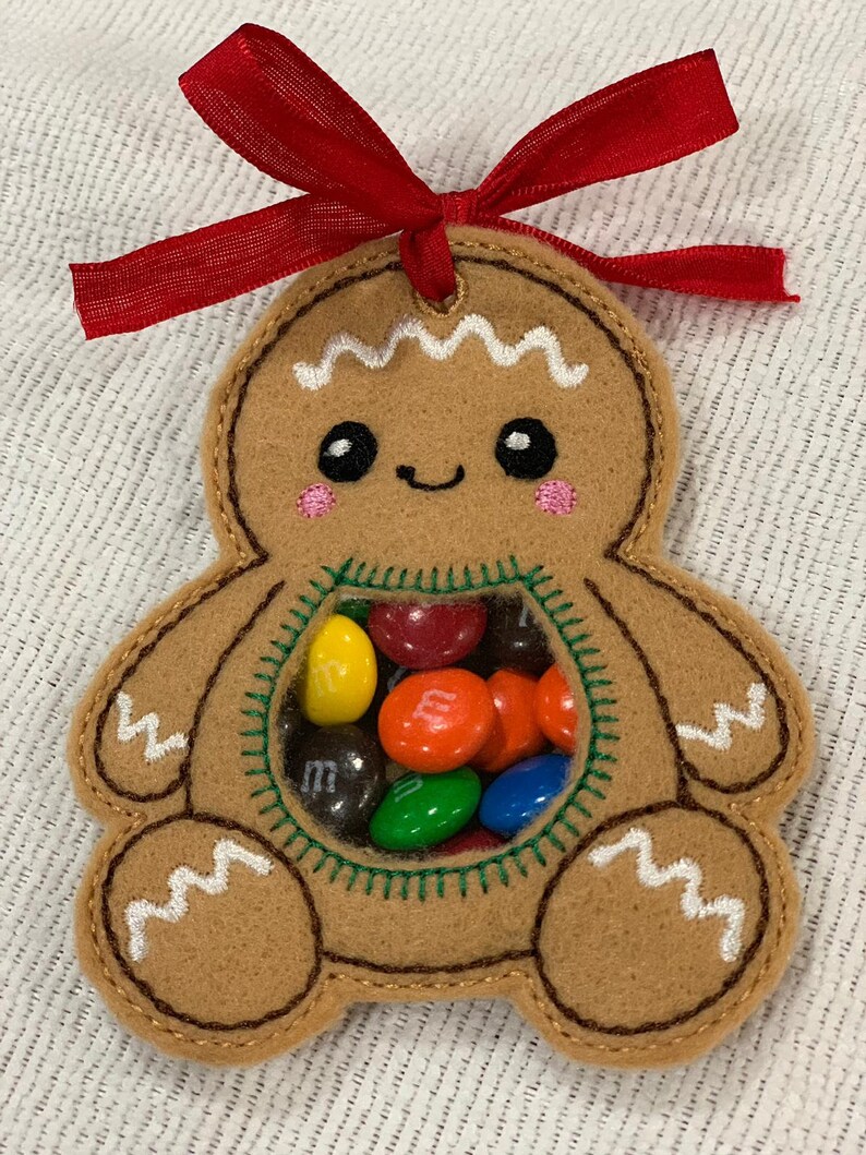 Gingerbread Christmas Treat Bags, Ornaments, or Stocking Stuffers - Etsy