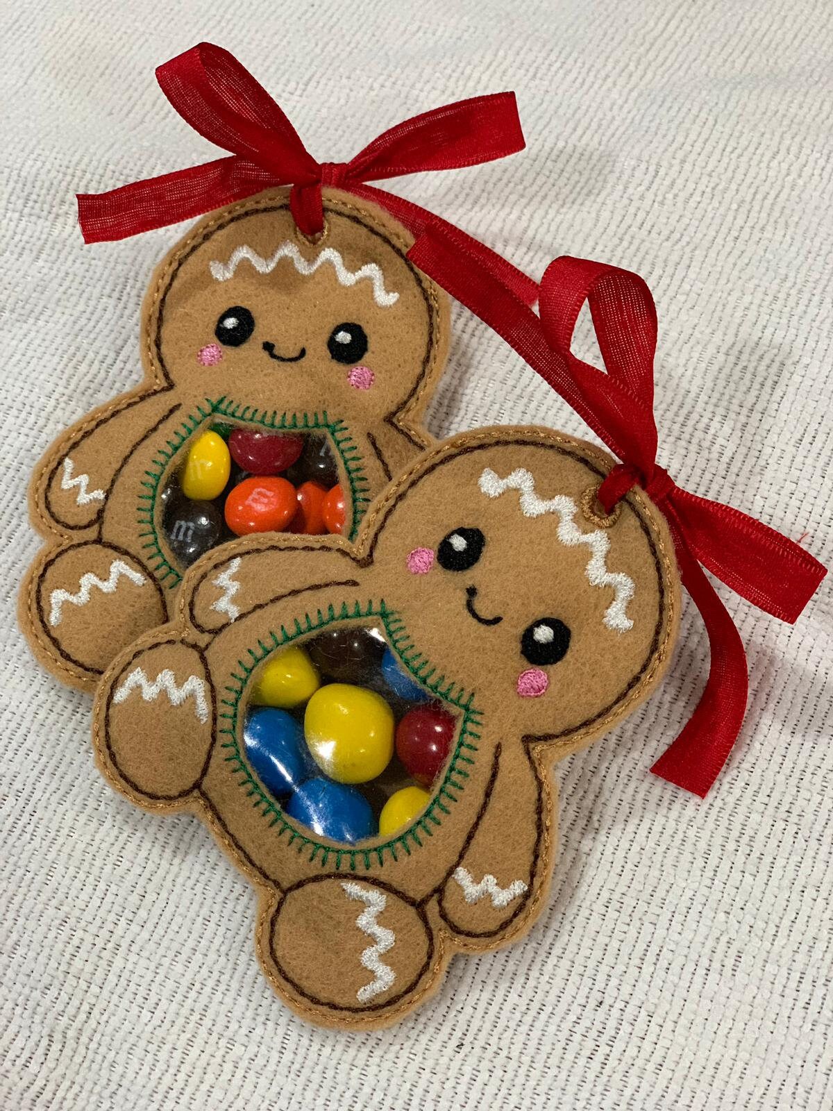 Gingerbread Christmas Treat Bags, Ornaments, or Stocking Stuffers - Etsy
