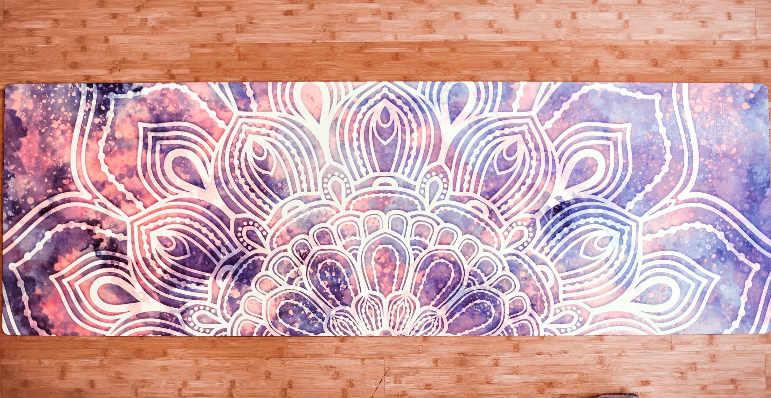 Cosmic Mandala Yoga Mat Thick Yoga Mat Microfiber Suede & - Etsy