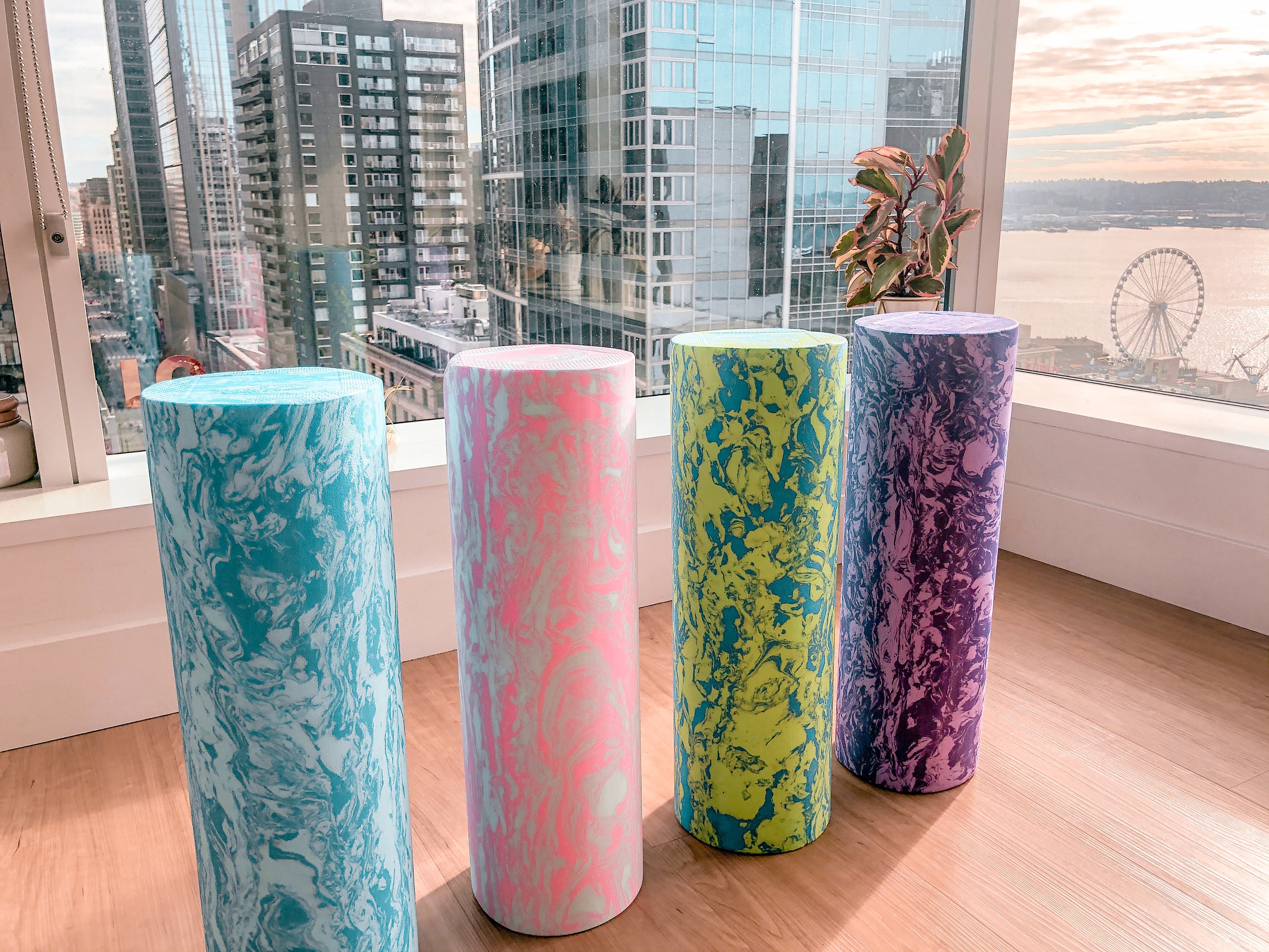 18 EVA Swirl Print Foam Roller Tight Muscle Foam - Etsy