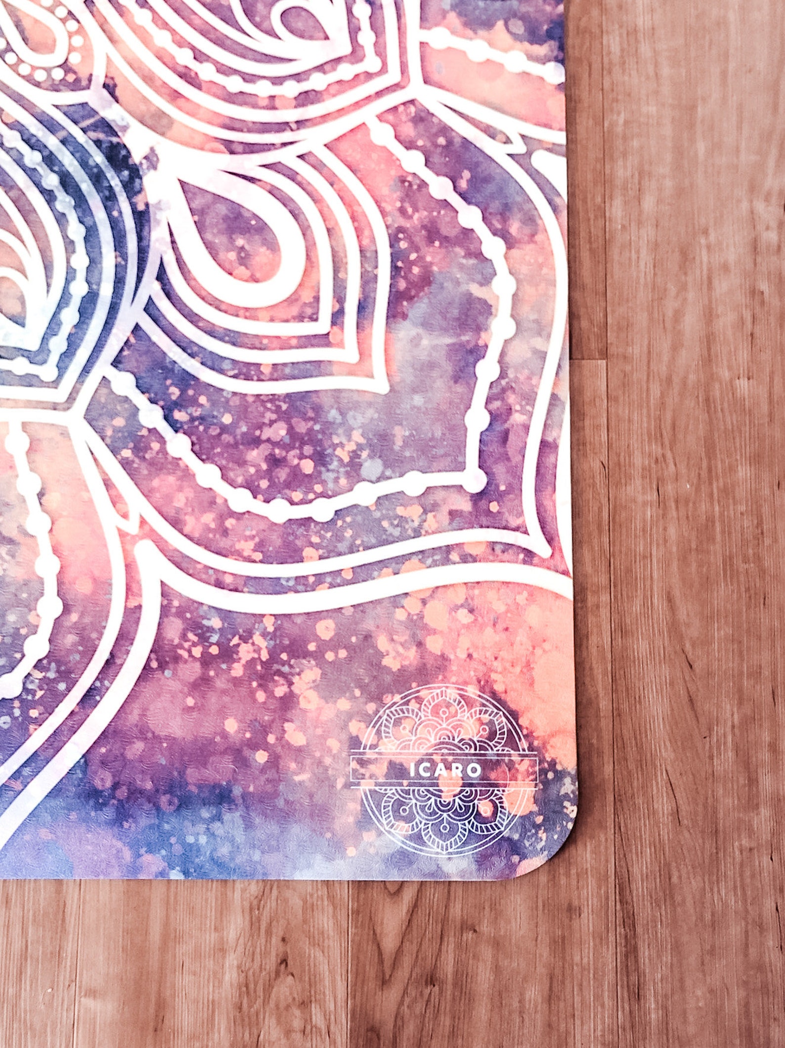 Cosmic Mandala Yoga Mat Thick Yoga Mat Microfiber Suede & - Etsy