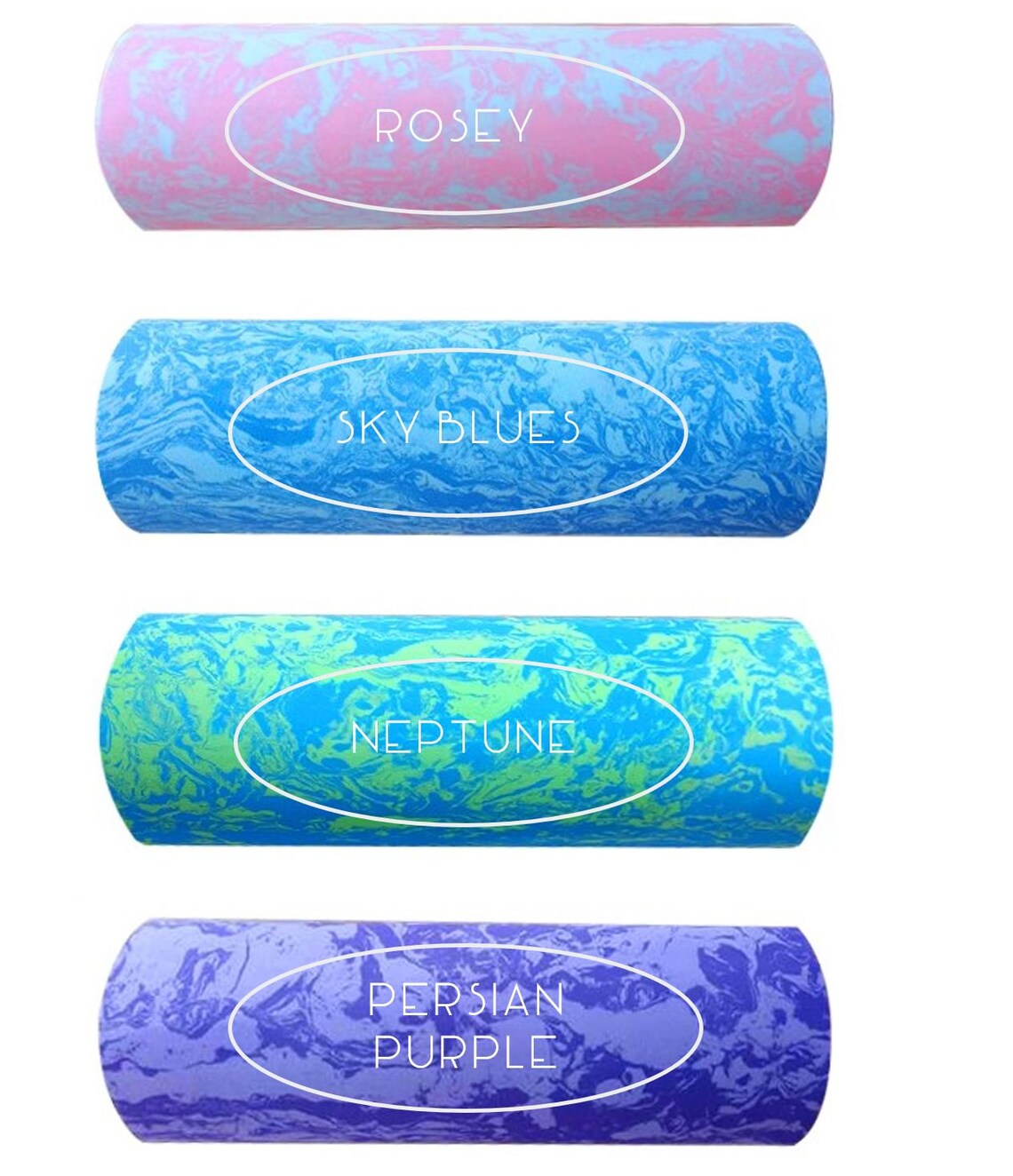 18 EVA Swirl Print Foam Roller Tight Muscle Foam - Etsy
