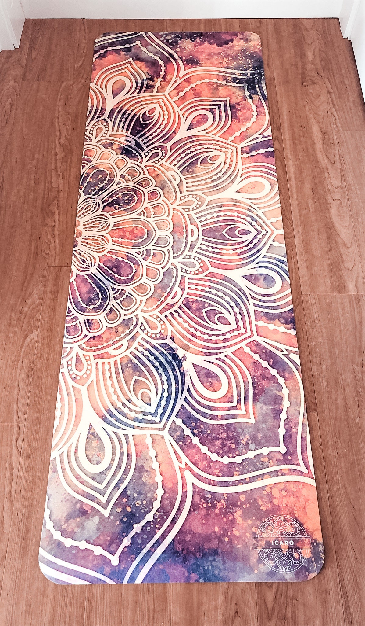 Cosmic Mandala Yoga Mat Thick Yoga Mat Microfiber Suede & - Etsy