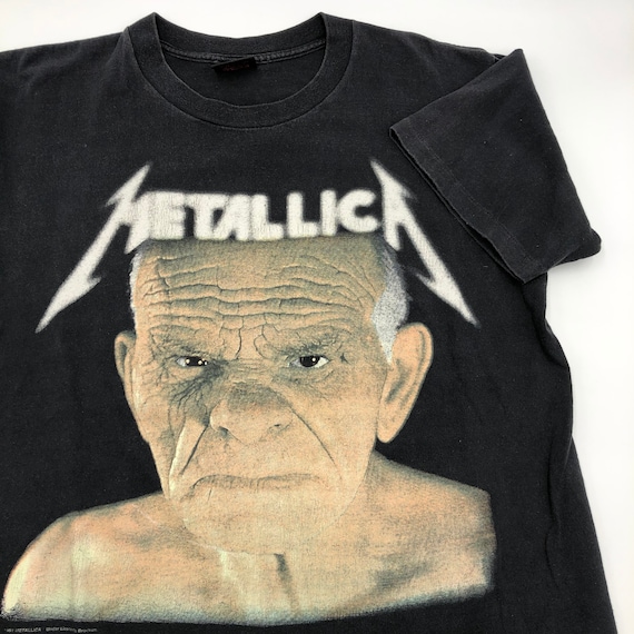 Vintage 1991 Metallica Enter Sandman Never Land Tour T Shirt | Etsy