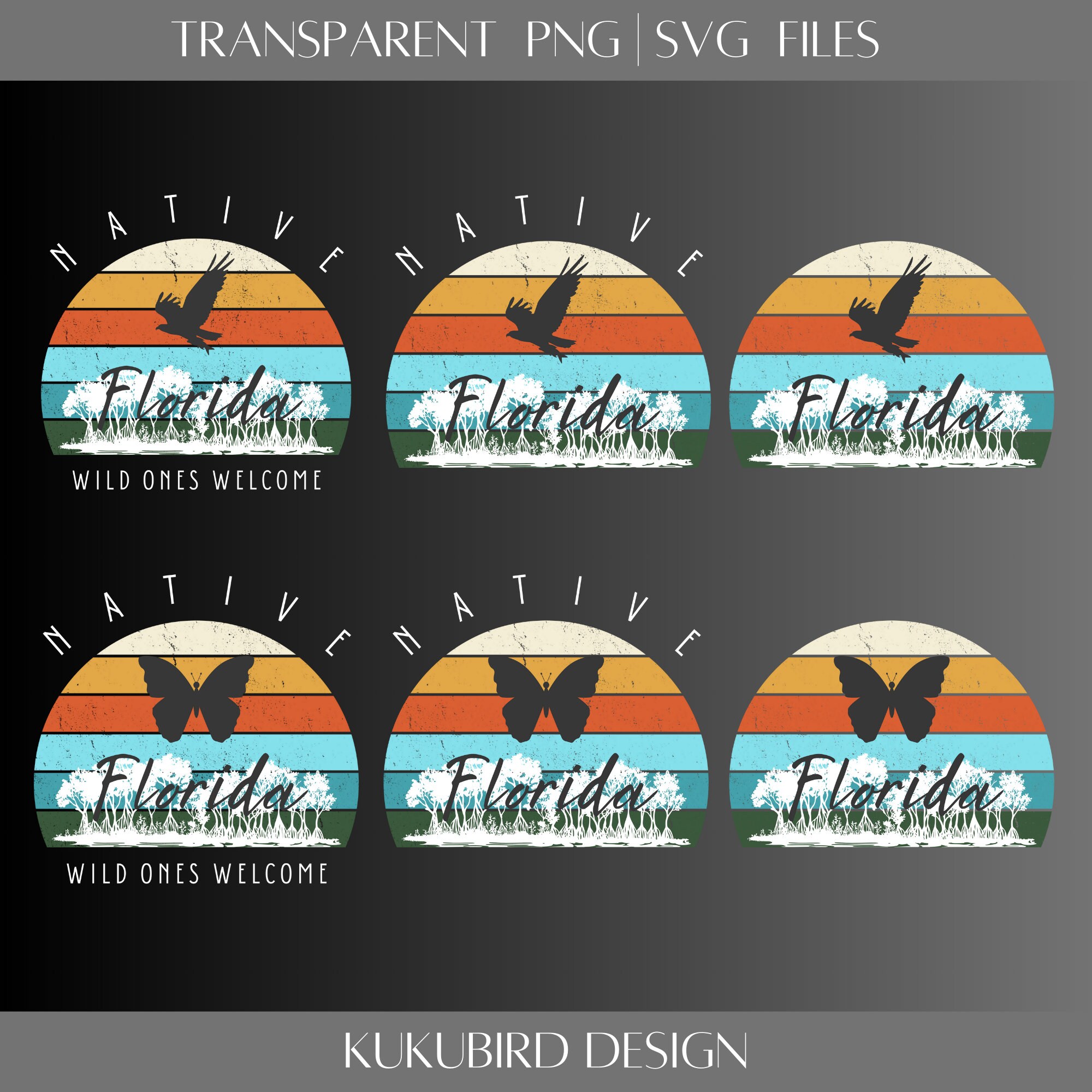 PNG SVG NATIVE Florida Design File, Digital Download, Transparent ...