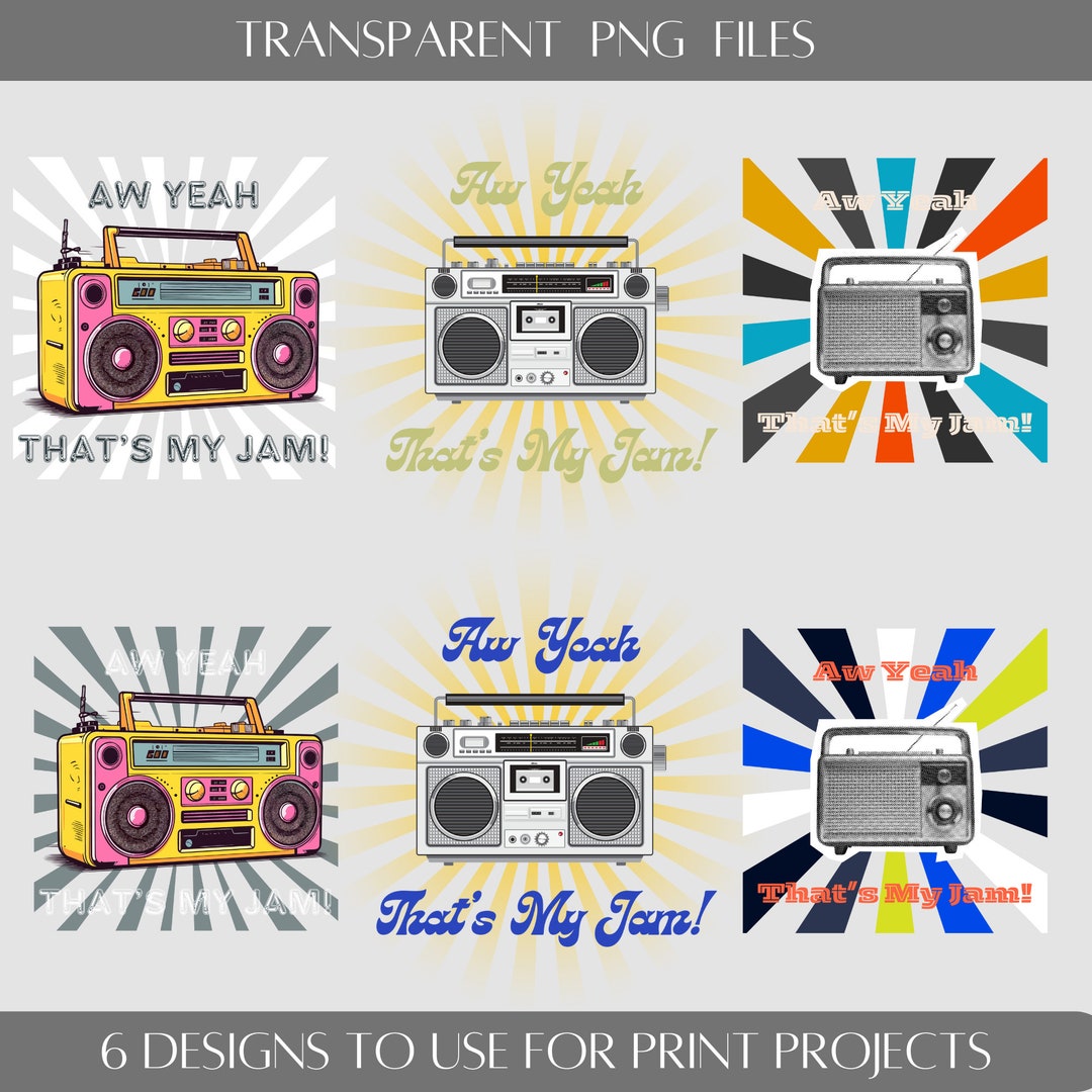 THAT'S My JAM! Design File PNG (digital Download) Transparent Graphic ...