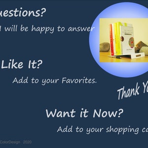 Small Modern Book Stand | Simple and Functional for Home or Office ...