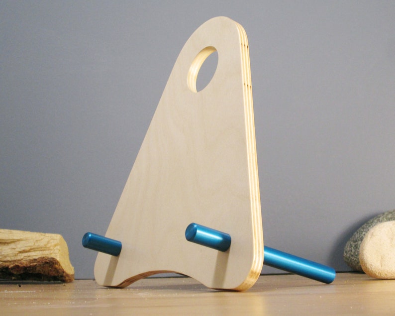 Now Playing Record Stand, Vinyl Record Storage Rack, Blue Now Spinning ...