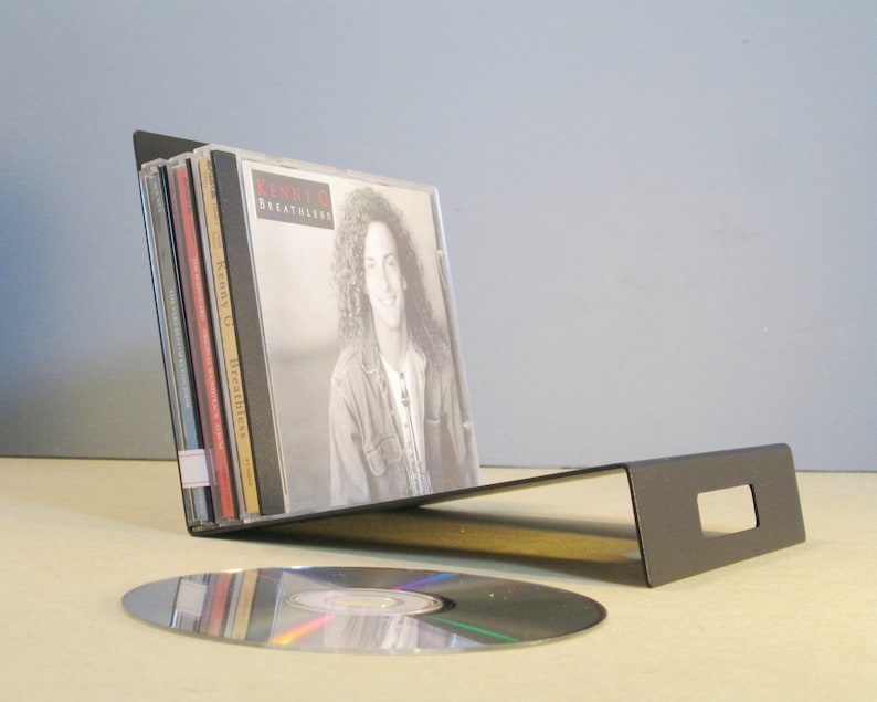 Storage Rack for 15 Cds Simple Modern Tabletop CD Holder - Etsy
