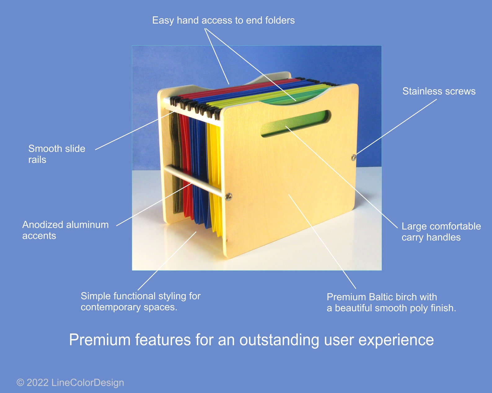 Mini Desk File Organizer Modern Hanging Folder Box - Etsy