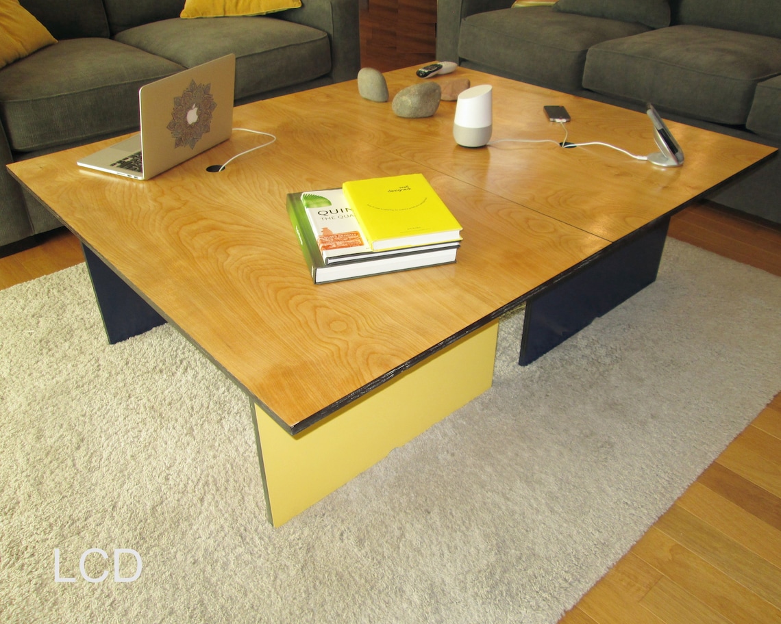 Cyber Coffee Table Simple and Functional Mid Century Modern | Etsy