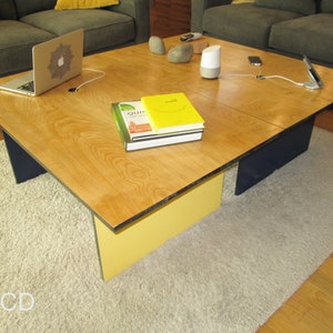 Cyber Coffee Table, Simple and Functional Mid Century Modern, Large ...