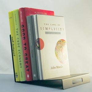Small Tabletop Book Stand | Simple Storage for Home or Office ...