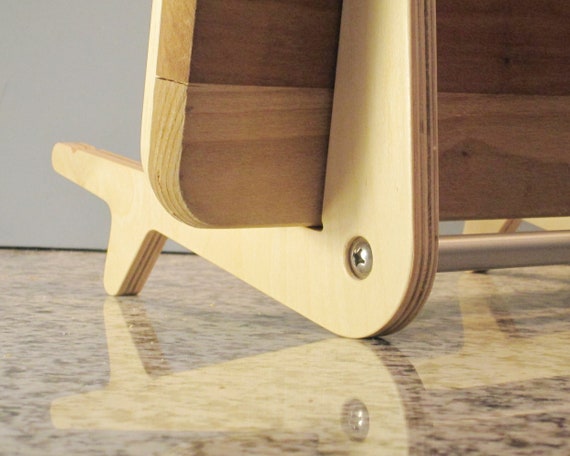 Cutting Board Stand Modern Wood Chopping Board Storage Rack - Etsy