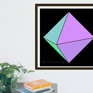 Pyramid Computer Art Print | Inspiring Geometric Art for Instant ...