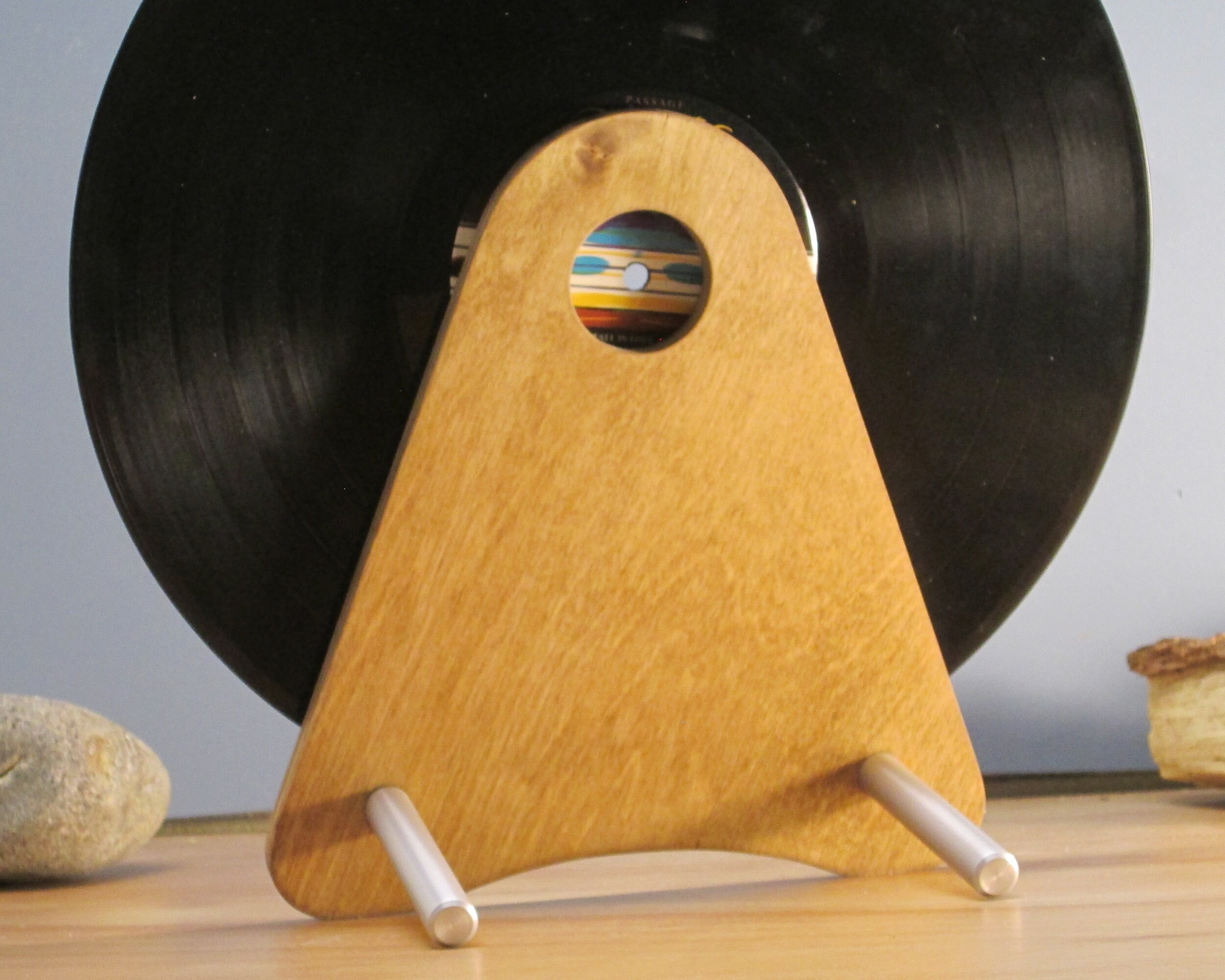 Now Spinning Record Display Stand Handmade USA Rack for - Etsy UK