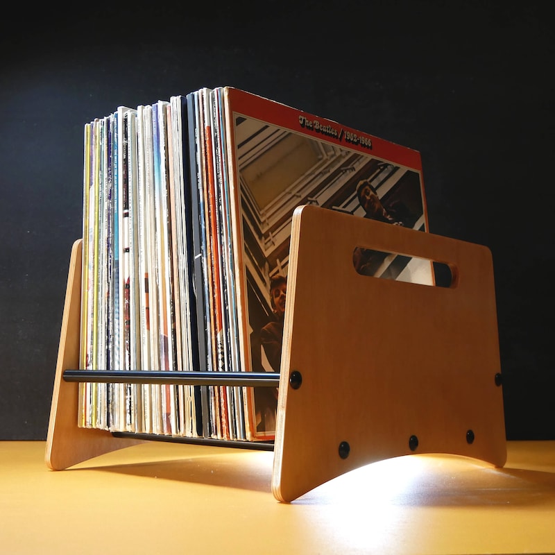 Record Storage Crate - Etsy